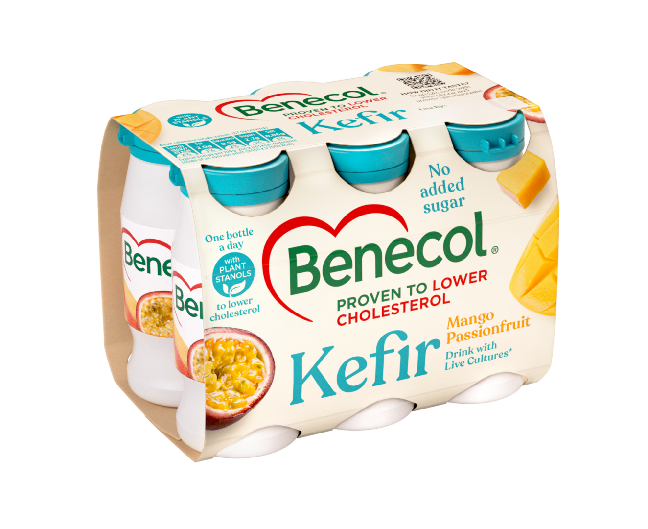 Cholesterol reducing drinks - Raspberry Yogurt Drink - Benecol
